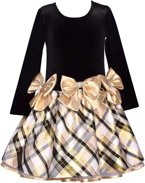 لباس جشن کریسمس دخترانه بانی جین دور کمر