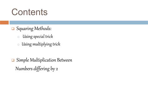 Tricks In Mathematics Pptx Technology And Computing