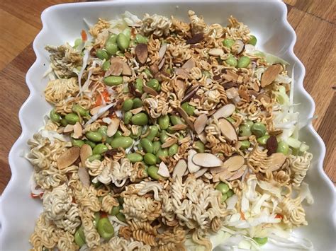 Cooking With Barry And Meta Crunchy Asian Salad Filled With Edamame Ram