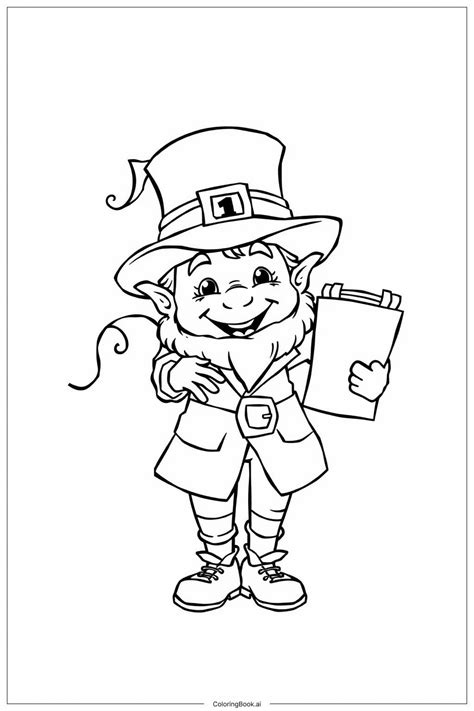 행운의 색칠 페이지