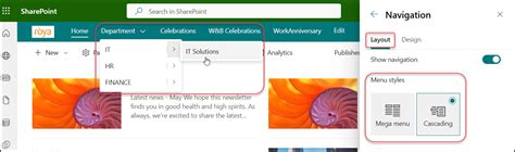 Create A Dropdown Navigation In Sharepoint