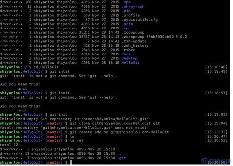 挑战：初始化 Git 仓库 蓝桥云课