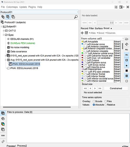 Scripting Importing Volume Atlas From Subject Anatomy As Source