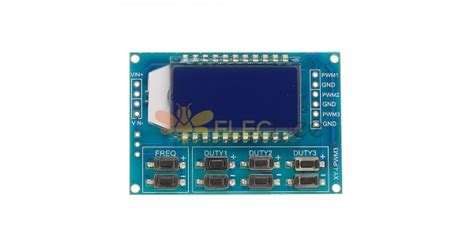 Channel PWM Pulse Frequency Duty Ratio Adjustable Controller Module Square Wave Rectangular