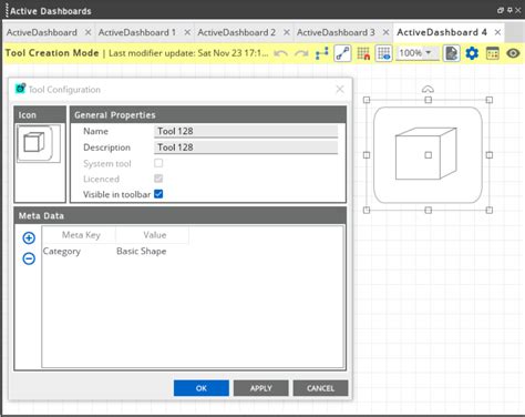 User Defined Dashboard Tool