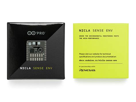 Arduino Nicla Sense Env Sensor Board For Mkr And Portenta Projects