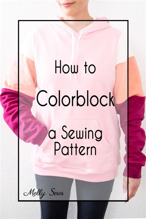How To Colorblock Sewing Melly Sews