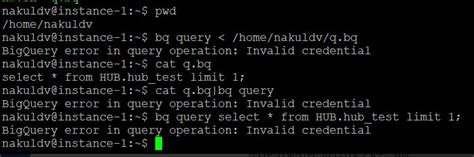 Bigquery Error In Query Operation Invalid Crendentials Stack Overflow