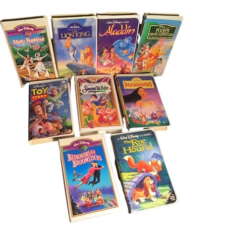 Walt Disneyand Black Diamond The Classics Disney Vhs Movies Lot Of 6