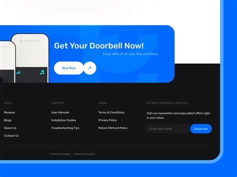 Footer Ui Design By Locgfx On Dribbble