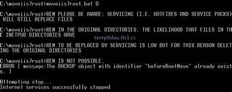 Terry L Us Blog Move The Iis Default Path On Windows Server 2008 Or Later