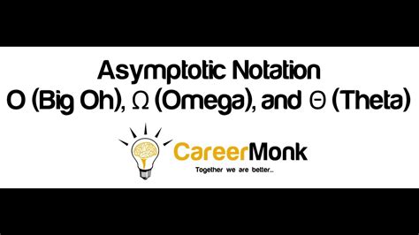 Asymptotic Notation O Big Oh Ω Omega And Θ Theta Youtube