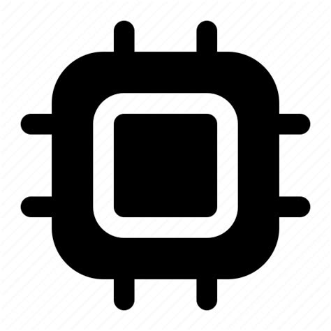Processor Chip Hardware Microchip Technology Icon Download On Iconfinder