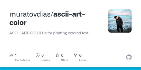 Github Muratovdias Ascii Art Color Ascii Art Color Is For Printing Colored Text