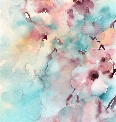 Шикарные нежные акварельные фоны (38 фото) Nebula, Abstract Artwork ...