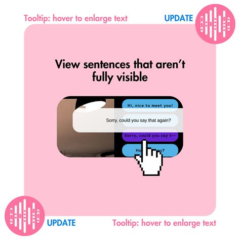 withvr on linkedin update tooltip hover to enlarge the text have