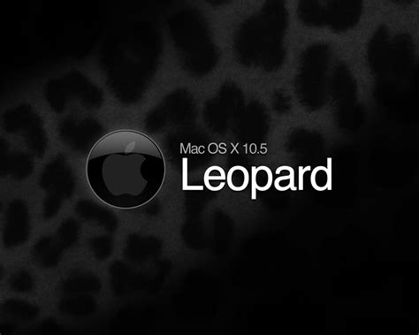 mac os x 10 5 leopard by fun total on deviantart