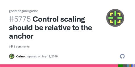 Control Scaling Should Be Relative To The Anchor Issue Godotengine Godot GitHub