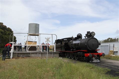 Ex South Australian Railways Steam Locomotive T251 Parked At Lakers