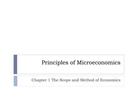 PPT Principles Of Microeconomics PowerPoint Presentation Free Download ID