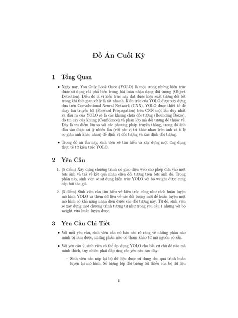Yolo Based Object Detection Application Pdf