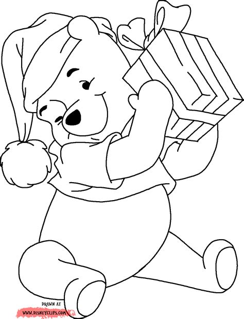 Winnie The Pooh Coloring Pages Christmas At Sasdiligenceblog Blog