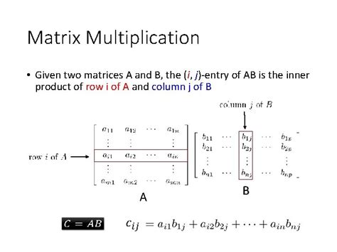 Matrix Multiplication Hungyi Lee Matrix Multiplication Given Two
