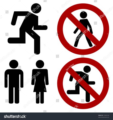 714 Stop Go Man Icon Stock Vectors And Vector Art Shutterstock