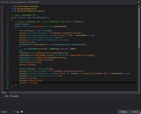 Attacking Sql Server Clr Assemblies