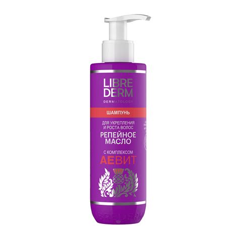 Hair Strength And Growth Shampoo With Aevit Complex 200 Ml Librederm