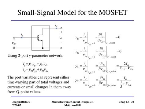ppt chapter 13 small signal modeling and linear amplification
