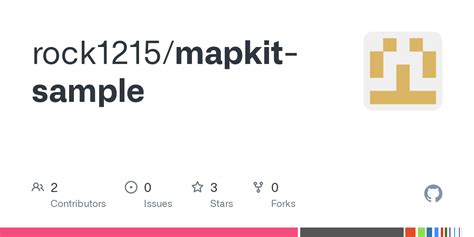 GitHub Rock Mapkit Sample