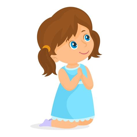Girl Praying Clip Art