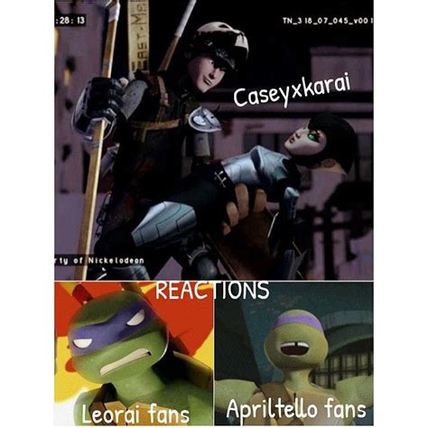 Leonardo And Karai Kiss