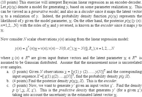 solved 10 points this exercise will interpret bayesian