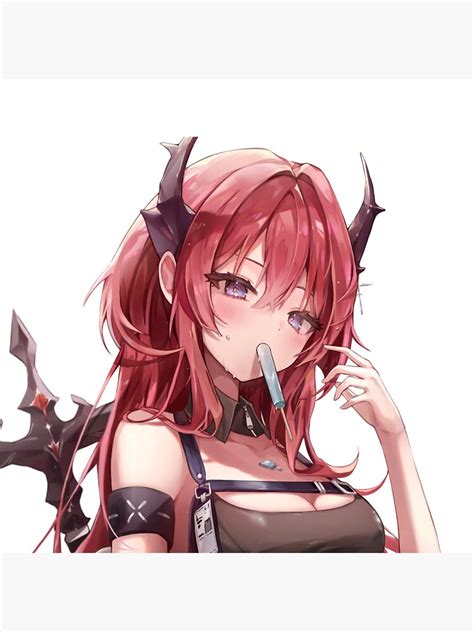 Hot Surtr Arknights Sexy Lewd Tits Anime Hentai Dragon Girl Gothic
