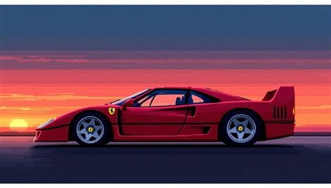 Chrome Red Ferrari Wallpaper