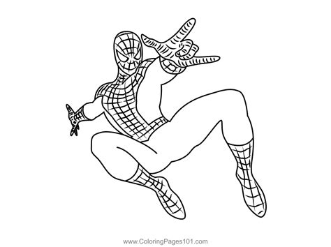Spiderman Characters Coloring Pages