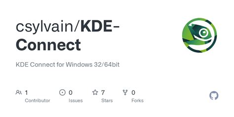 GitHub Csylvain KDE Connect KDE Connect For Windows 32 64bit