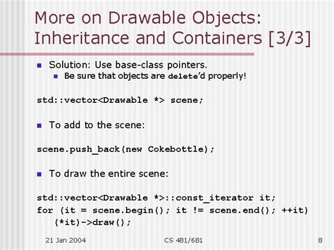 More On Drawable Objects Hierarchical Objects Glenn G