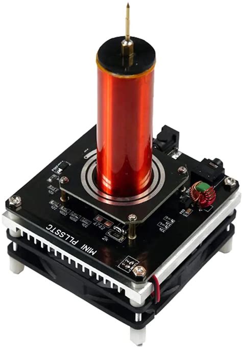 음악 테슬라 코일 아크 플라즈마 라우드 스피커 무선 전송 실험 데스크탑 모듈가동 증폭기 칩 Aliexpress