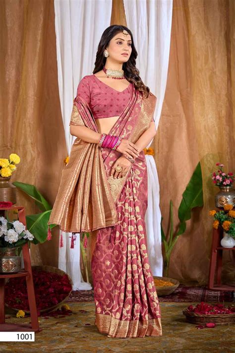 Saroj Saniya Silk Saroski Vol 1 Satin Silk Saree Best Wholesale Saree