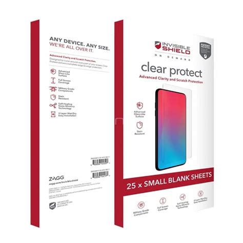 Pack Laminas Protectoras Zagg Isod Small Clear 200208013 Winpycl