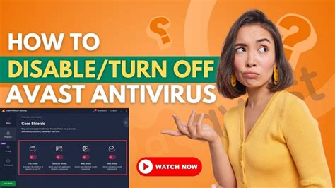 How To Disableturn Off Avast Antivirus Antivirus Tales Youtube