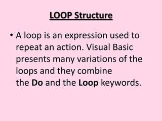 Variable, constant, operators and control statement | PPTX | Programming Languages | Computing