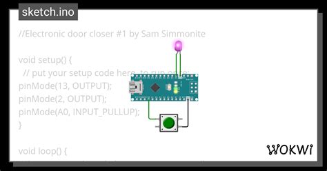 Door Closer Wokwi Esp32 Stm32 Arduino Simulator