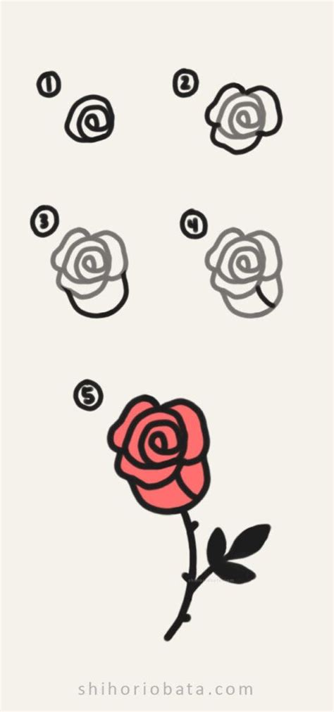 15 Easy Rose Drawing Ideas Artofit
