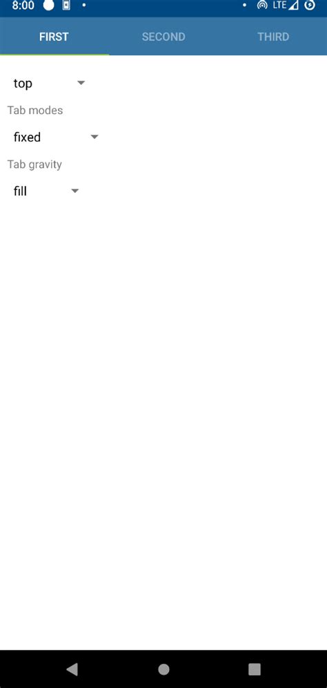 Tablayout Reference Enaml Native Codelv