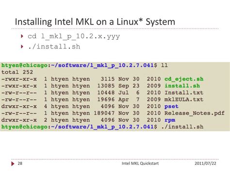 Ppt Introduction To Parallel Computing Intel Math Kernel Library Powerpoint Presentation Id