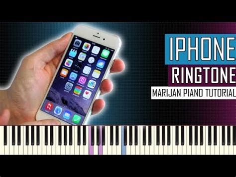 How To Play Iphone Ringtone Xylophonemarimba Piano Tutorial Youtube